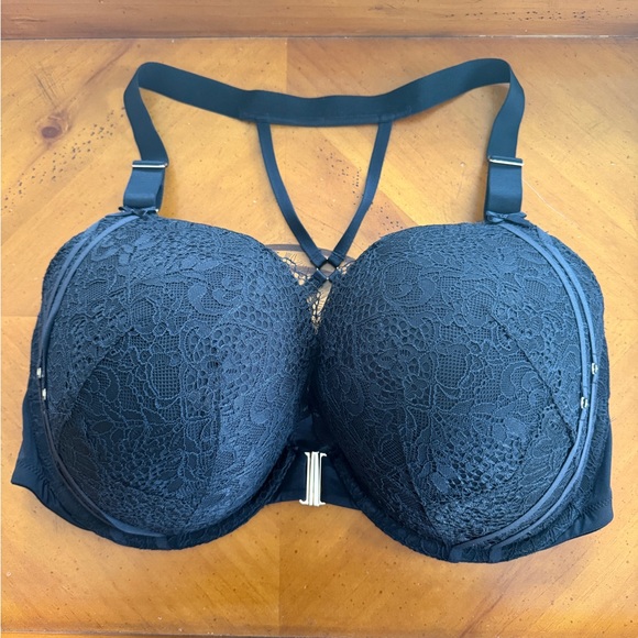 Cacique | Intimates & Sleepwear | Cacique Black Lace Underwire Bra With ...